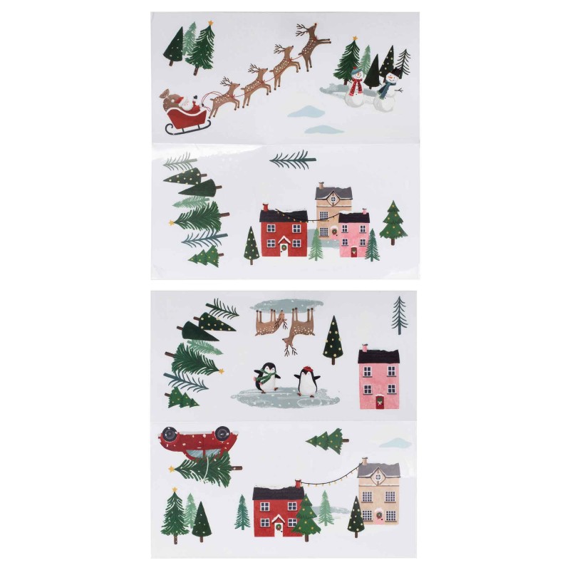 Merry Little Christmas Window Stickers | Express Party Supplies