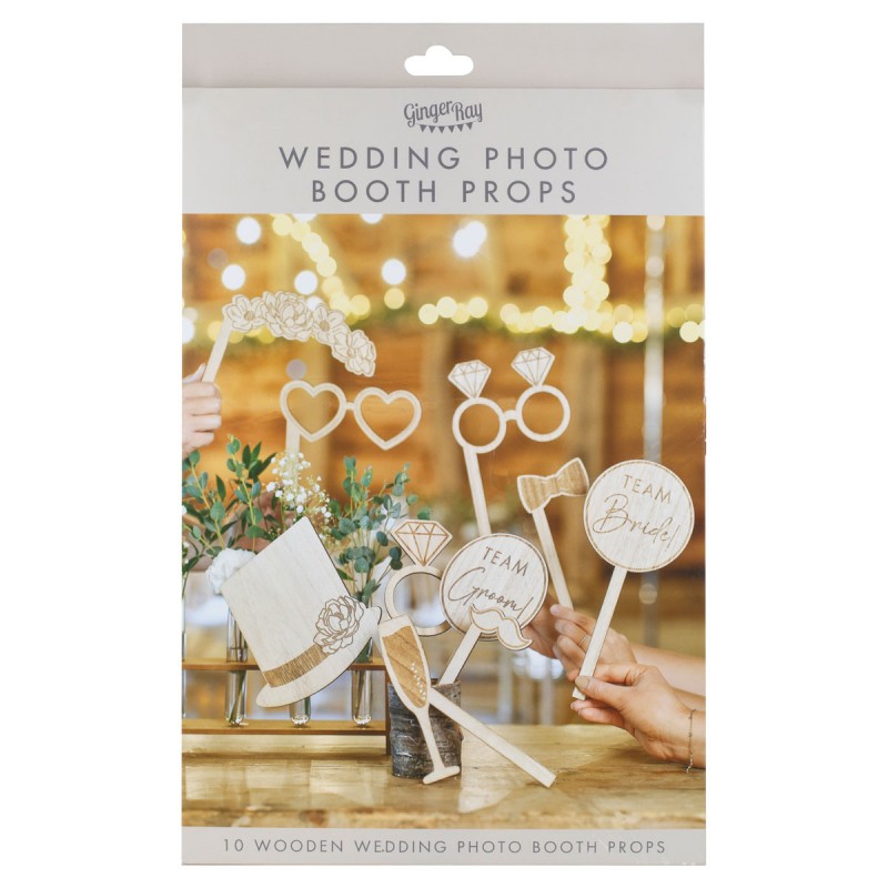 Wedding Rustic Romance Photo Props | Express Party Supplies