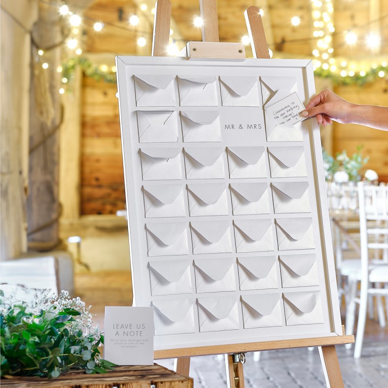 Wedding Rustic Romance Wooden Frame Guest Book Item