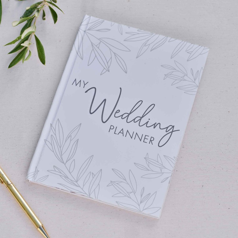 White Sage Wedding Planner Notebook | Express Party Supplies
